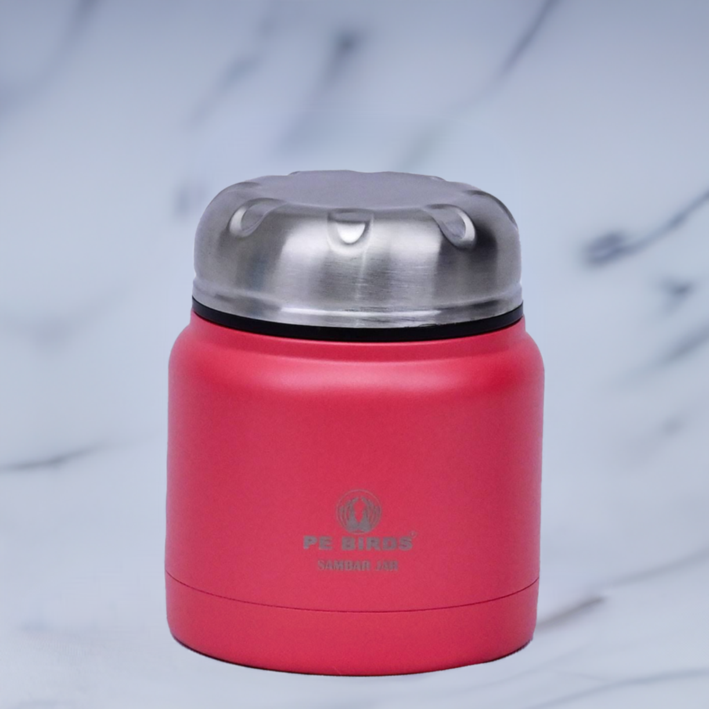 Pluto Sambar Jar Vacuum Insulated Food Jar – pebirds-peacocks